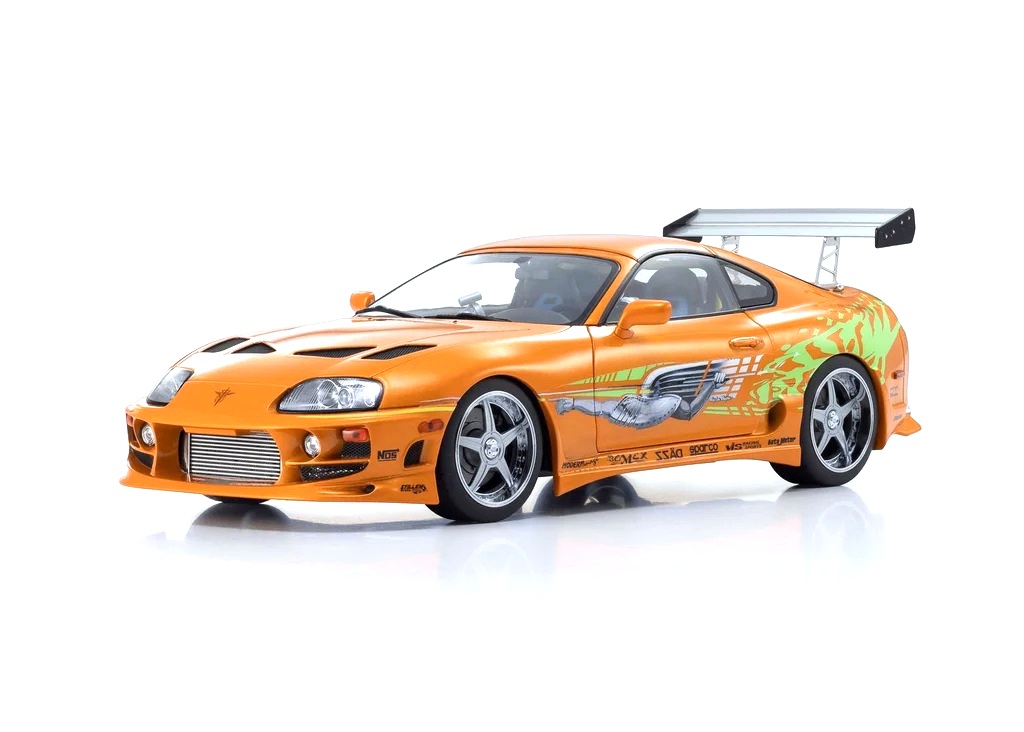Brian's Toyota Supra MKIV Spider 1995 *Fast & Furious* orange 1:18 Kyo