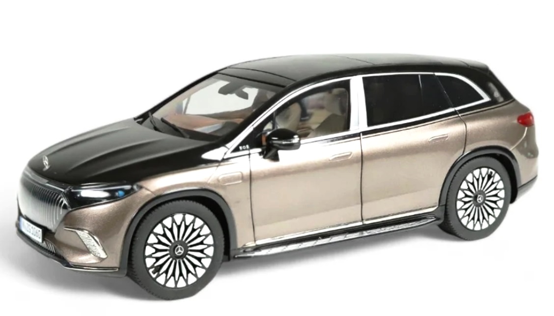 Mercedes-Maybach EQS SUV velvet brown/onyx black 1:18 NZG