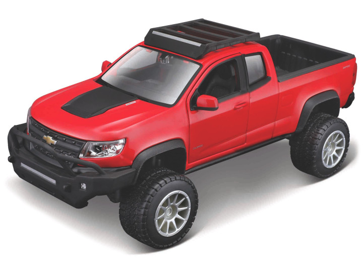Chevrolet Colorado ZR2 2017 red 1:24 Maisto