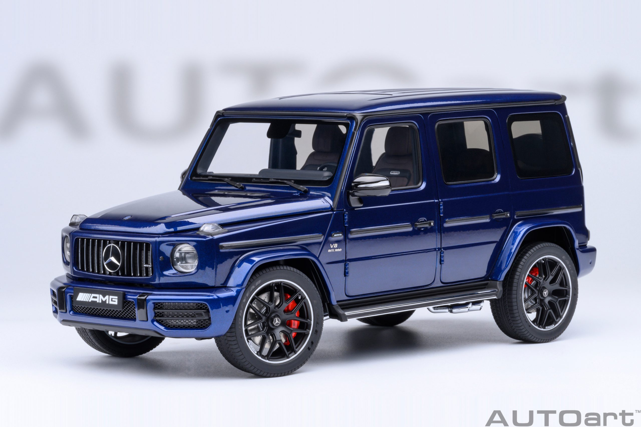 Mercedes-AMG G63 2019 brilliant blue metallic 1:18 AUTOart