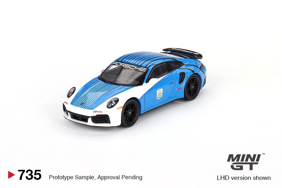 Porsche 911 Turbo S Safety Car 2023 IMSA Daytona 24 Hrs 1:64 Mini GT