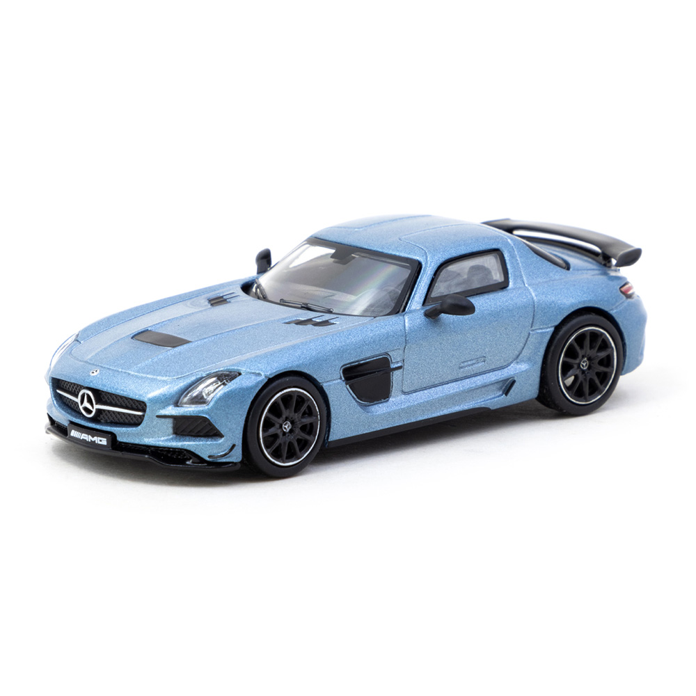 Mercedes-Benz SLS AMG Coupé Black Series matte blue 1:64 Tarmac