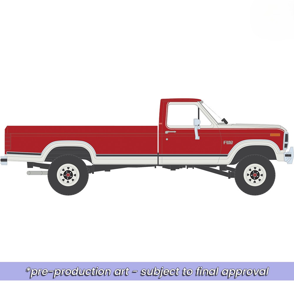 Ford F-250 XLT Lariat Long Bed Styleside 4x4 1984 Victoria Tu-Tone bri