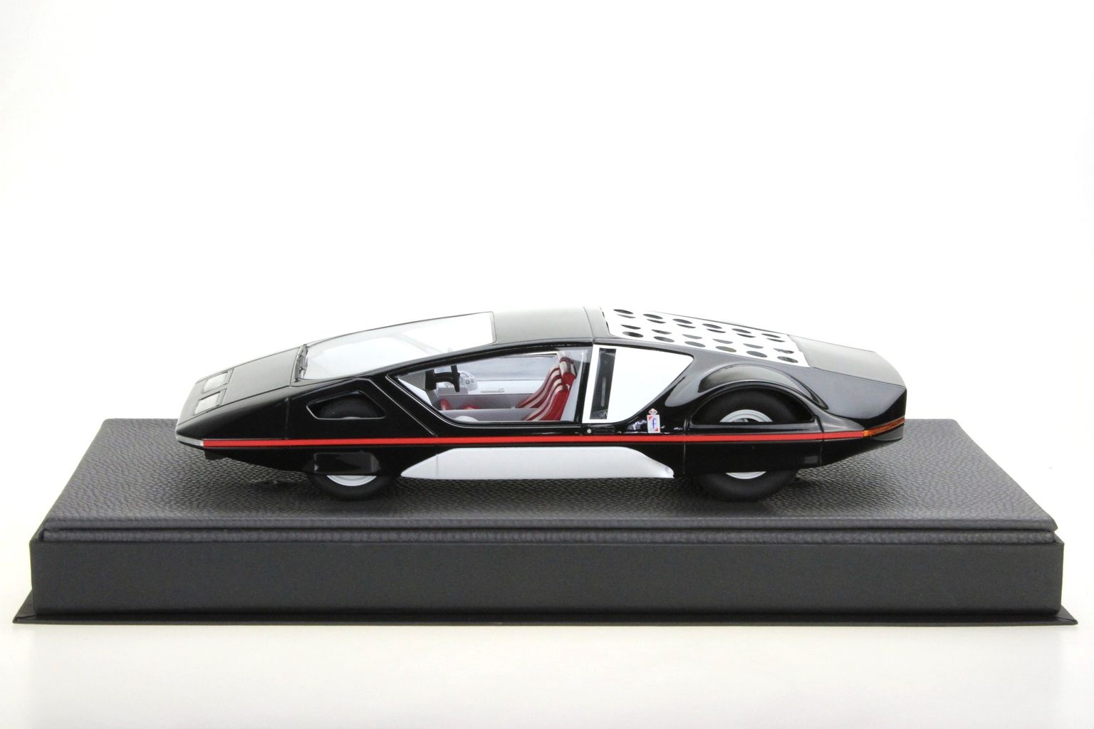 Ferrari 512S Modulo Pininfarina Geneve Motor Show 1970 black 1:43 Top