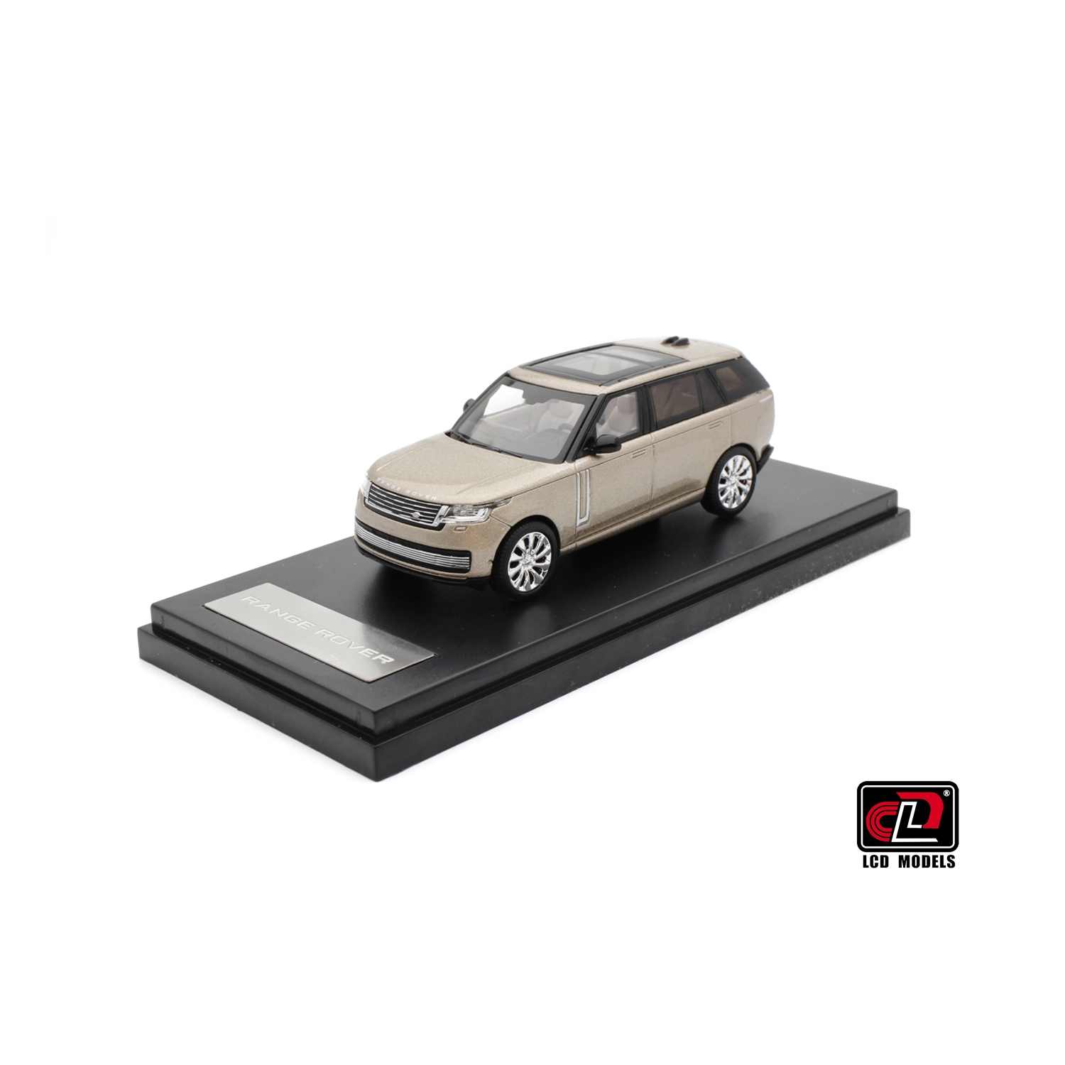 Land Rover Range Rover 2022 gold 1:64 LCD Models