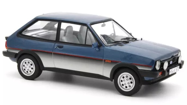 Ford Fiesta XR2 1981 blue metallic 1:18 Norev