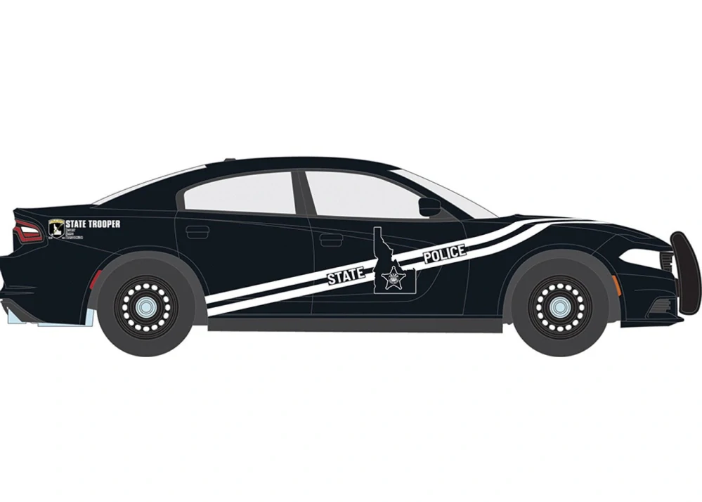 Dodge Charger 2023 Pursuit *Idaho State Police* black/white 1:64 Ixo A