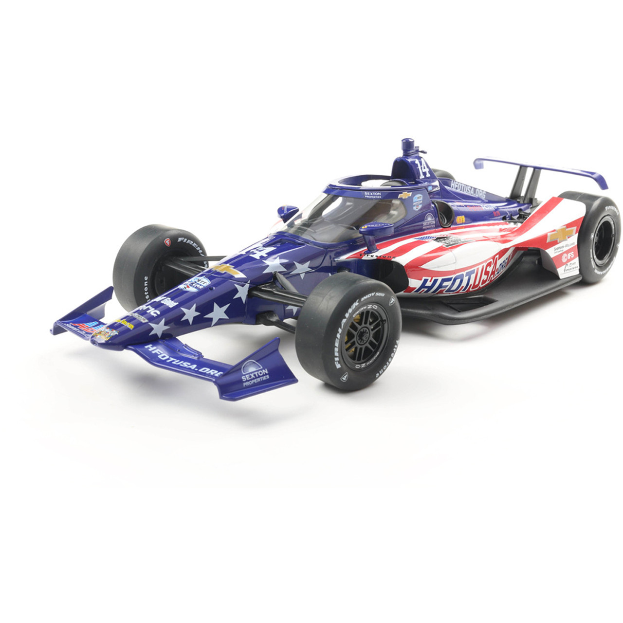 Dallara NTT Indycar #14 Santino Ferrucci AJ Foyt Racing Homes for Our