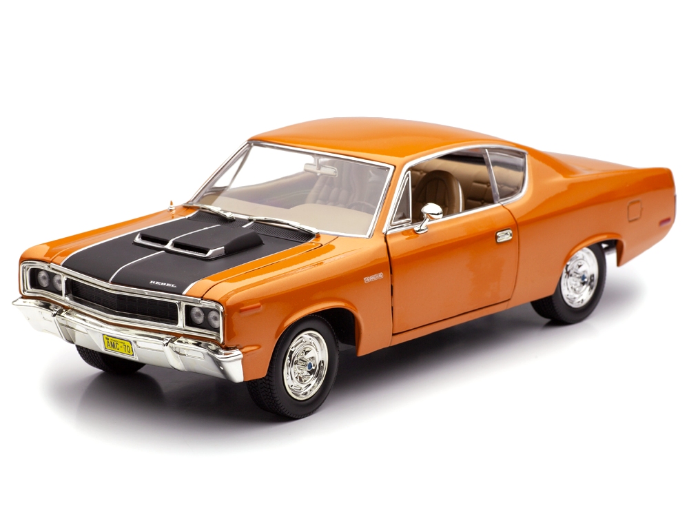 AMC Rebel 1970 dark orange/black 1:18 Lucky Diecast