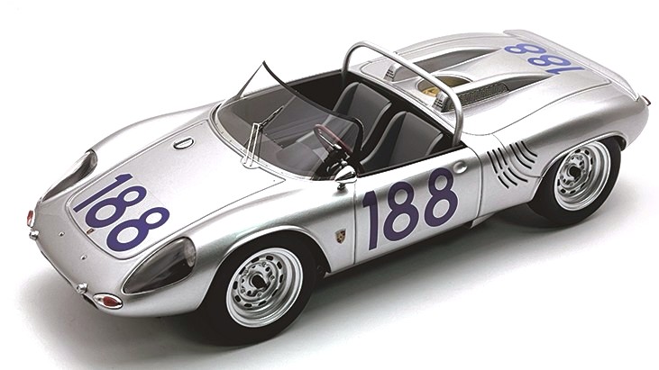 Porsche 718 WRS Spider #188 Hill/Bonnier Targa Florio 1964 1:18 Tecnom