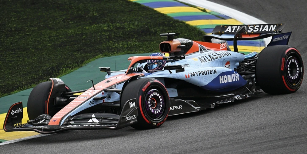 Atlassian Williams F1 Team FW47 #23 A.Albon Brazilian GP 2025 1:43 Spa