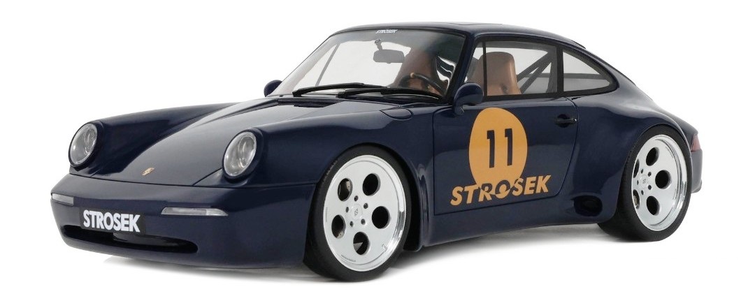 Porsche Strosek Mega 30 2024 blue 1:18 GT Spirit
