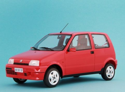 Fiat Cinquecento Sporting 1994 red 1:18 Laudoracing Model
