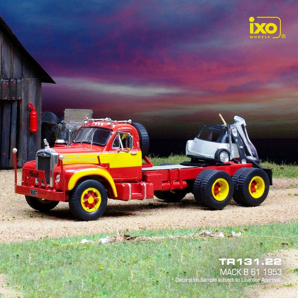 Mack B 61 1953 red/yellow 1:43 Ixo Models