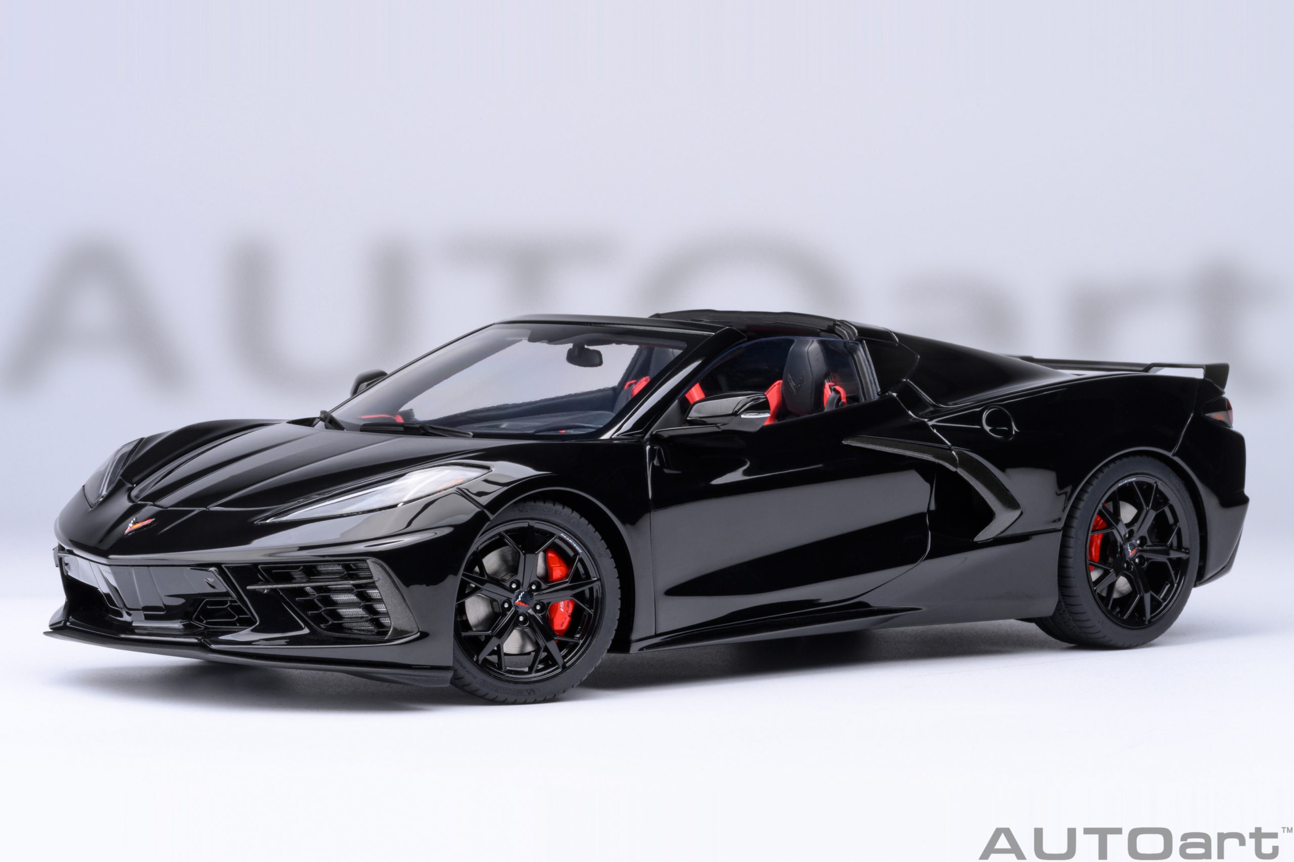 Chevrolet Corvette C8 Stingray Z51 2020 black 1:18 AUTOart