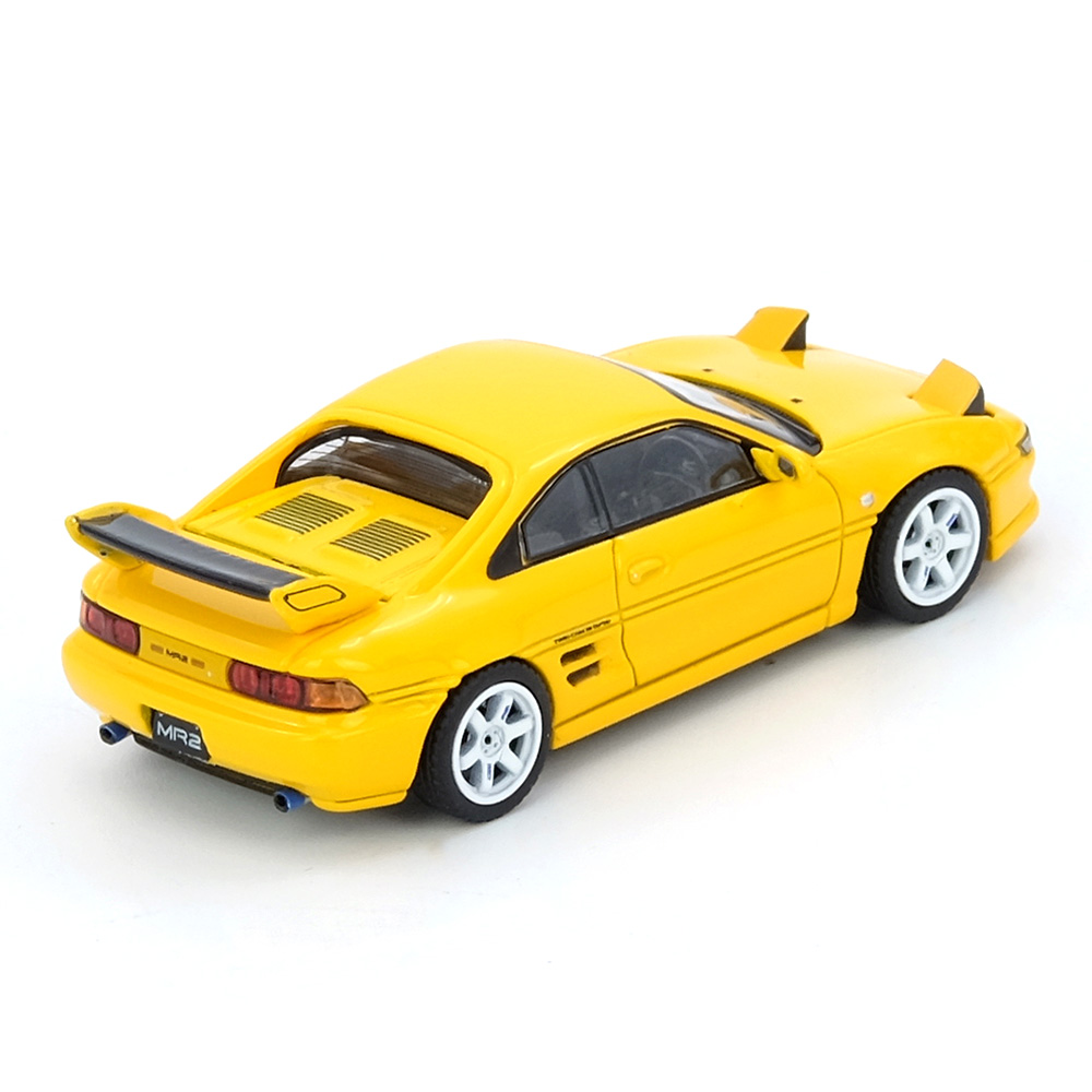 Toyota MR2 (SW20) yellow 1:64 Inno Models