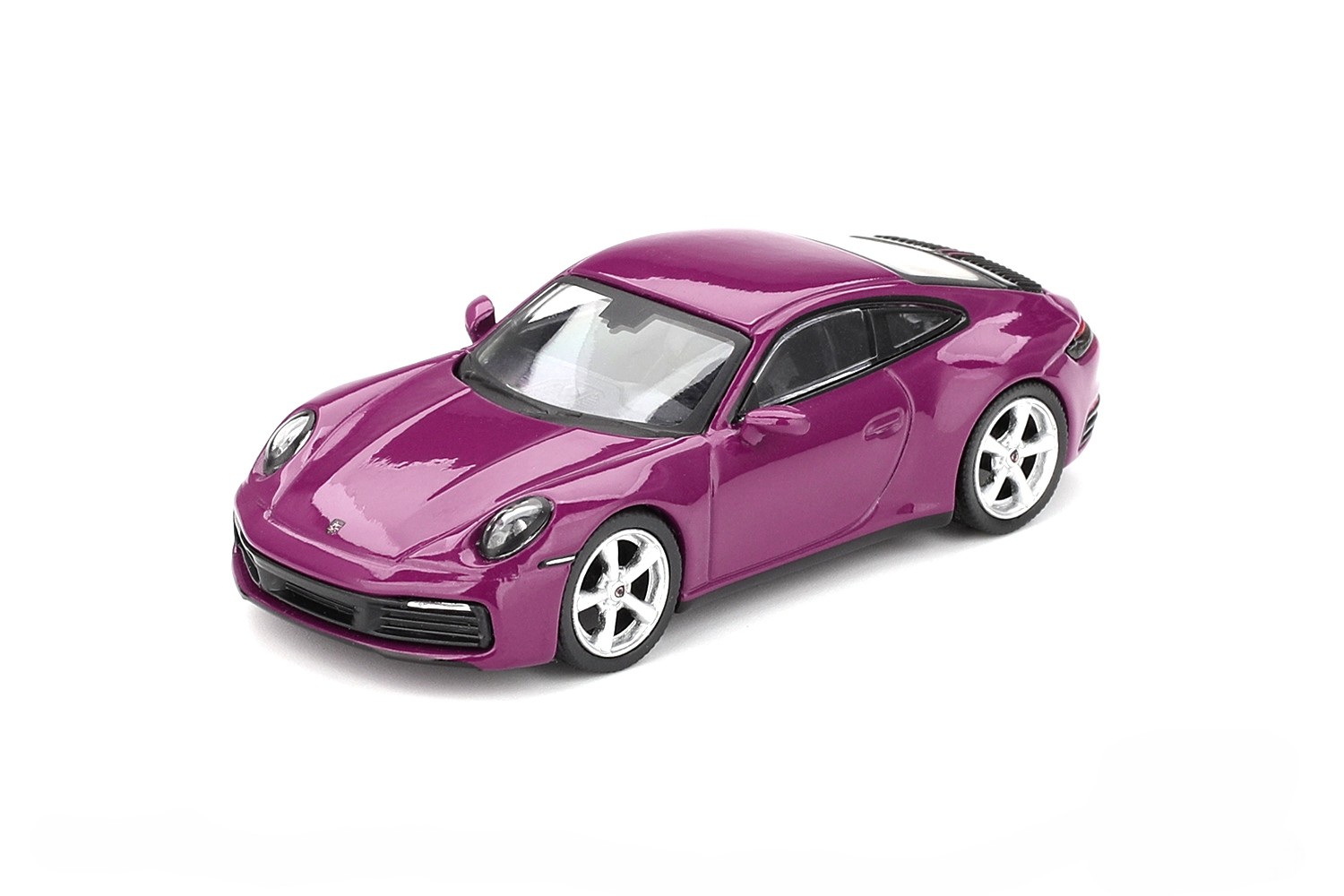 Porsche 911 (992) 4 Cars Set 2025 rubystone red 1:64 Mini GT