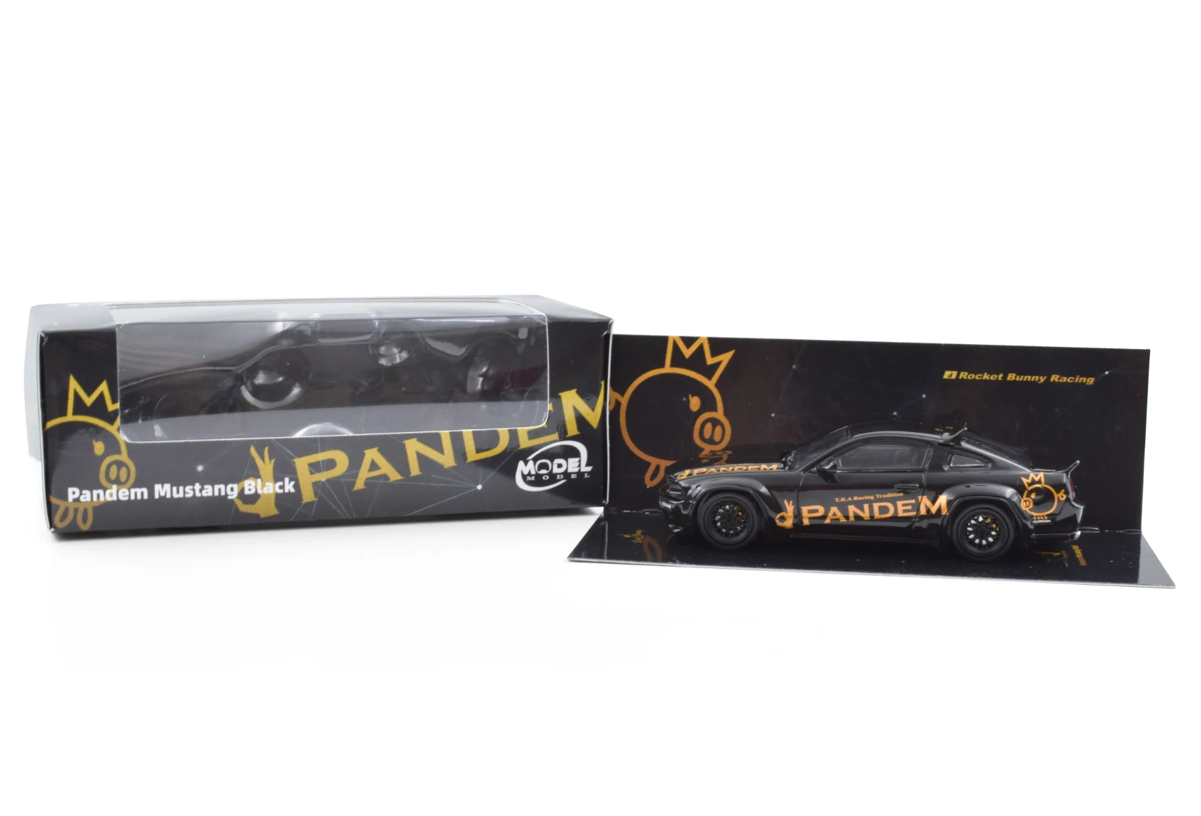 Ford Mustang Pandem black 1:64 ModelModel