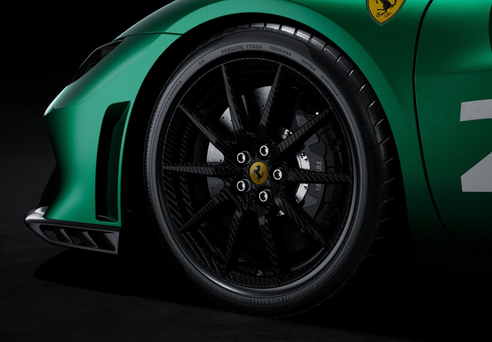 Ferrari 296 Speciale Verde Nurburgring showcar 1:43 B.B.R.