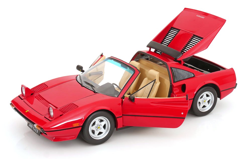 Ferrari 308 GTS Quattrovalvole European Version 1982 red 1:12 KK Scale