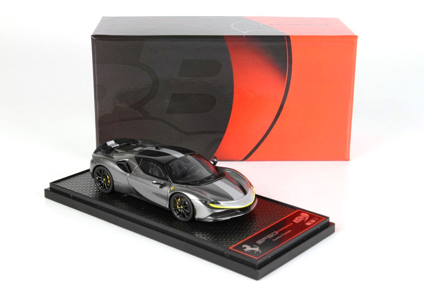Ferrari SF90 Stradale Metallic Iron Grey 1:43 B.B.R.